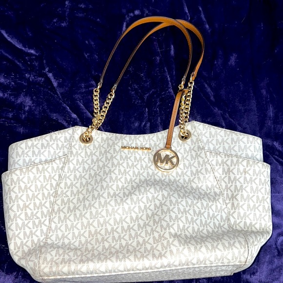 Michael Kors | Bags | Michael Kors Chain Link Handle Purse | Poshmark